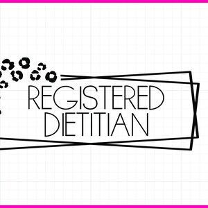Registered Dietitian SVG PNG, Instant Download - Etsy
