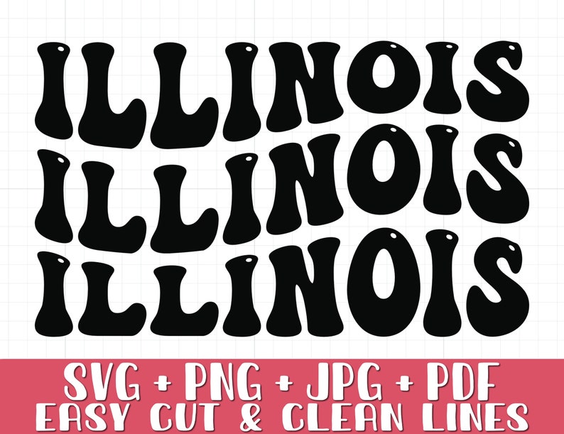 Illinois SVG PNG, Illinois State Svg Png, Instant Download - Etsy