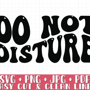 Do Not Disturb SVG PNG, Do Not Disturb Svg Png, Instant Download - Etsy