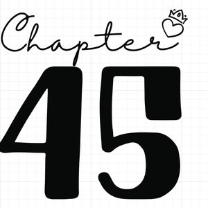 45 Birthday SVG PNG Chapter 45 SVG 45th Birthday Svg Instant Download ...