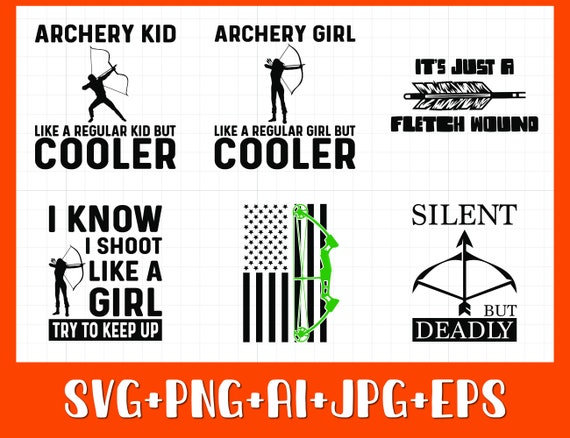 Archery Bundle SVG PNG Archer Bundle Svg Archery Svg - Etsy