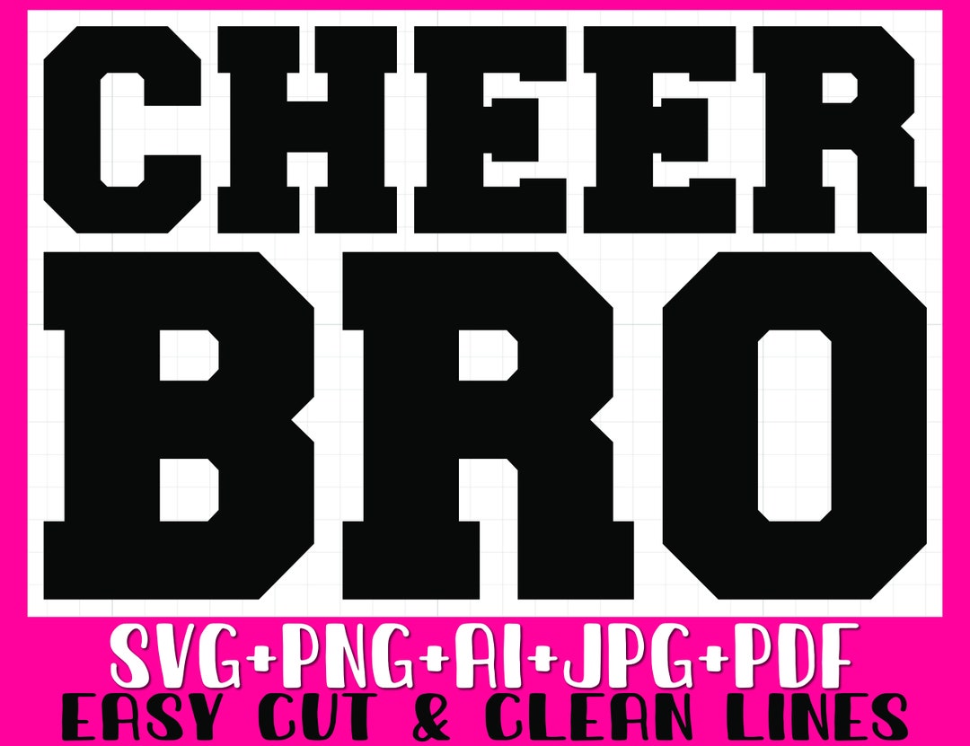 Cheer Bro SVG PNG, Cheer Brother Svg Png, Instant Download - Etsy