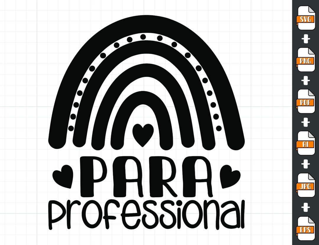 Paraprofessional SVG Para Professional SVG File for Shirts and Others ...