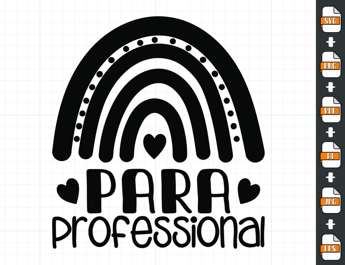Paraprofessional SVG Para Professional SVG File for Shirts and - Etsy