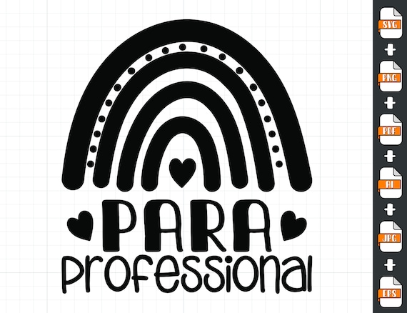 Paraprofessional SVG Para Professional SVG File for Shirts and | Etsy