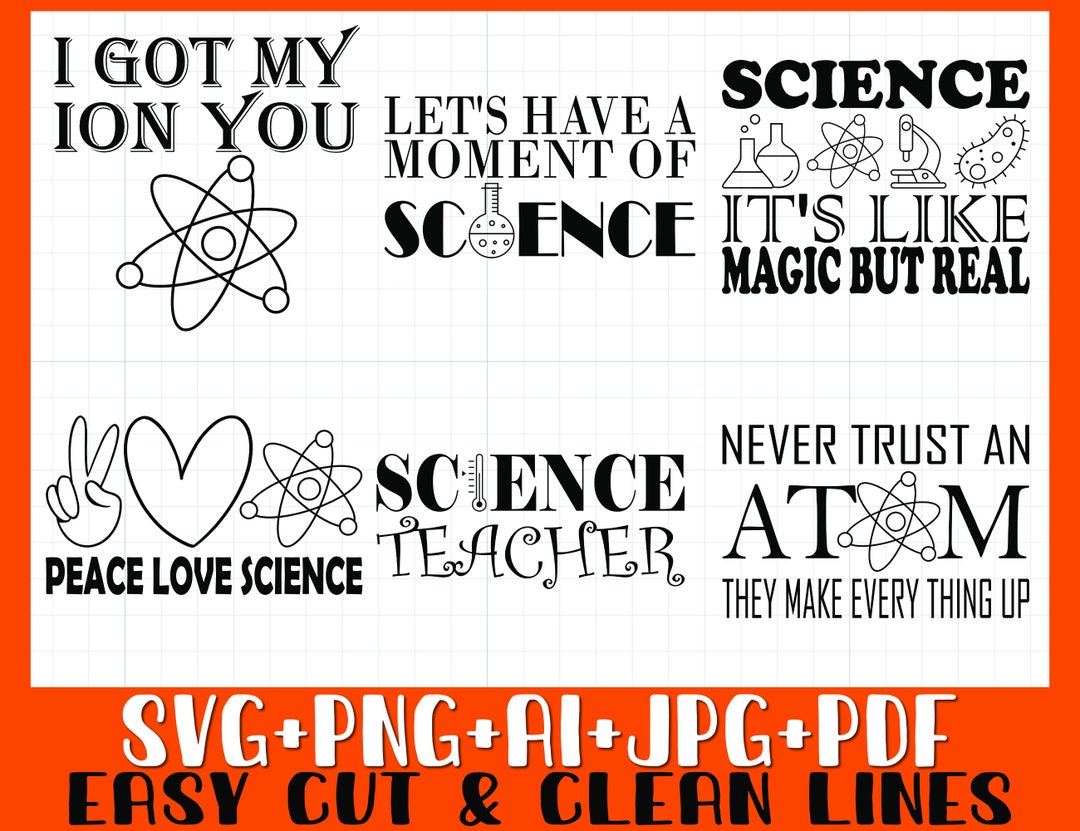 Science Bundle SVG PNG, Science Svg Png, Science Teacher Svg Png ...