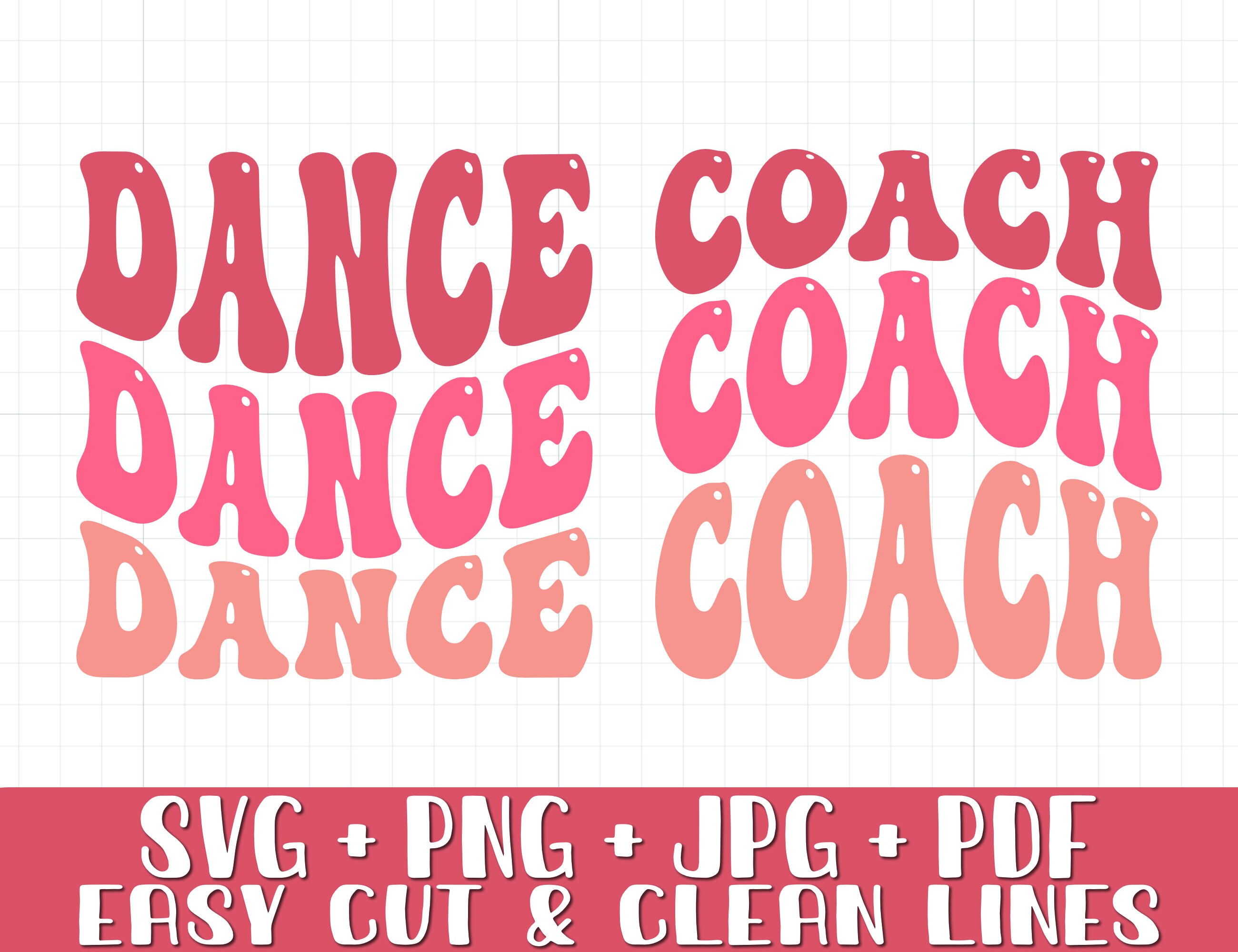 Dance Coach Svg Png Instant Download - Etsy