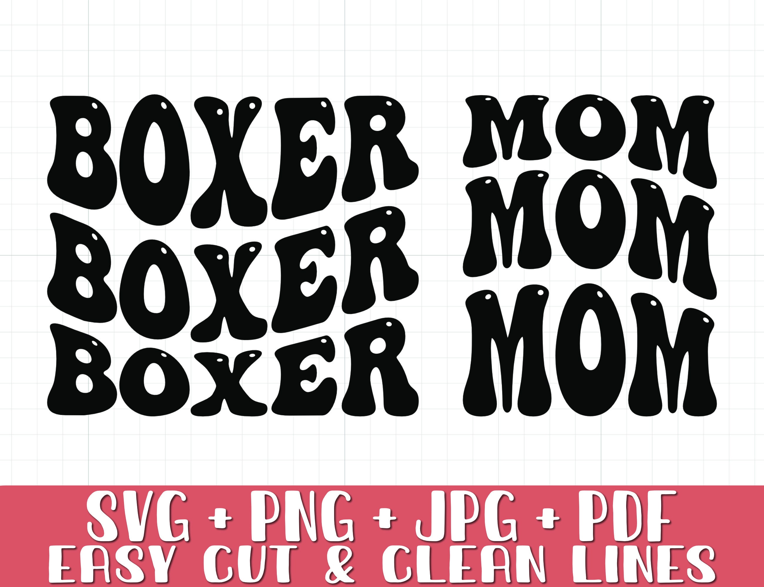 Boxer Mom SVG PNG Boxer Dog Svg Png Instant Download - Etsy Australia