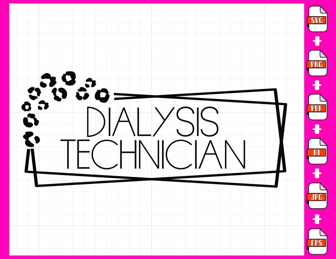 Dialysis Technician SVG PNG Dialysis Tech Svg Instant - Etsy