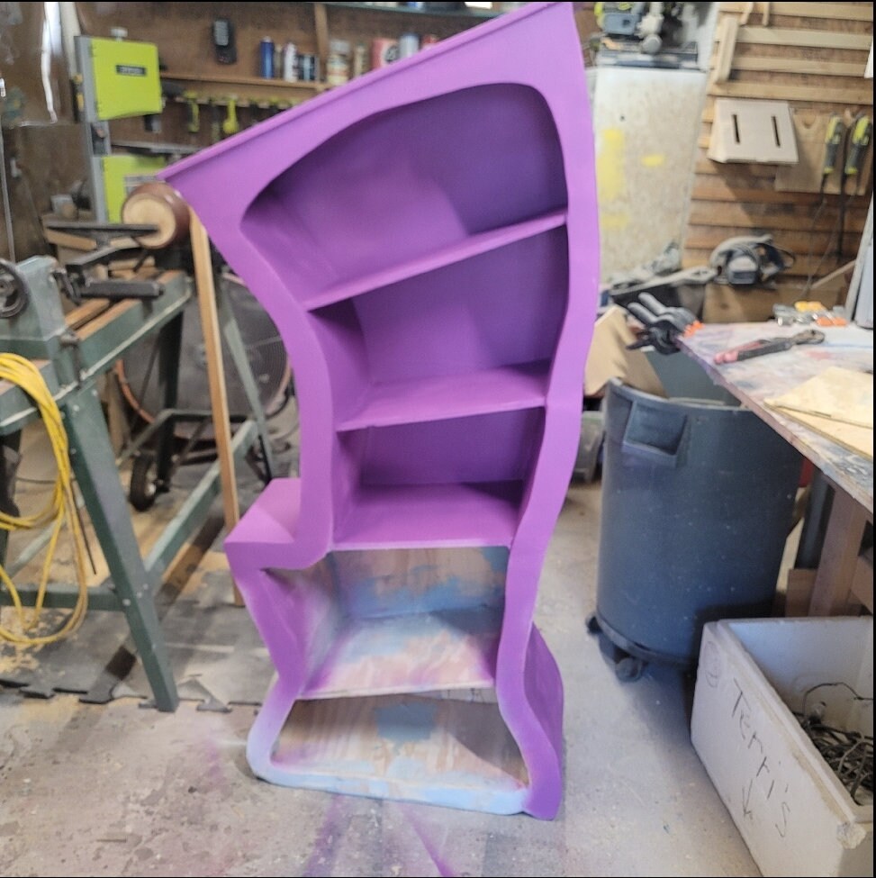 Dr Seuss Bookcase Handmade Whimsical Bookcaase. One of a Kind - Etsy