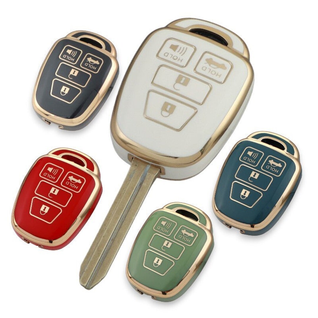 Toyota Key Cover 4 Button Keyblade 2012 Corolla, Camry, Yaris, RAV4 Key ...