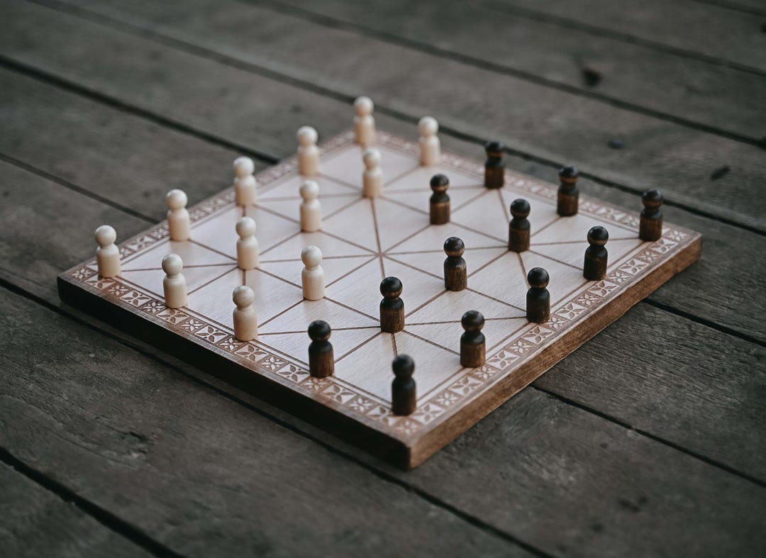 Alquerque Board Game - Etsy