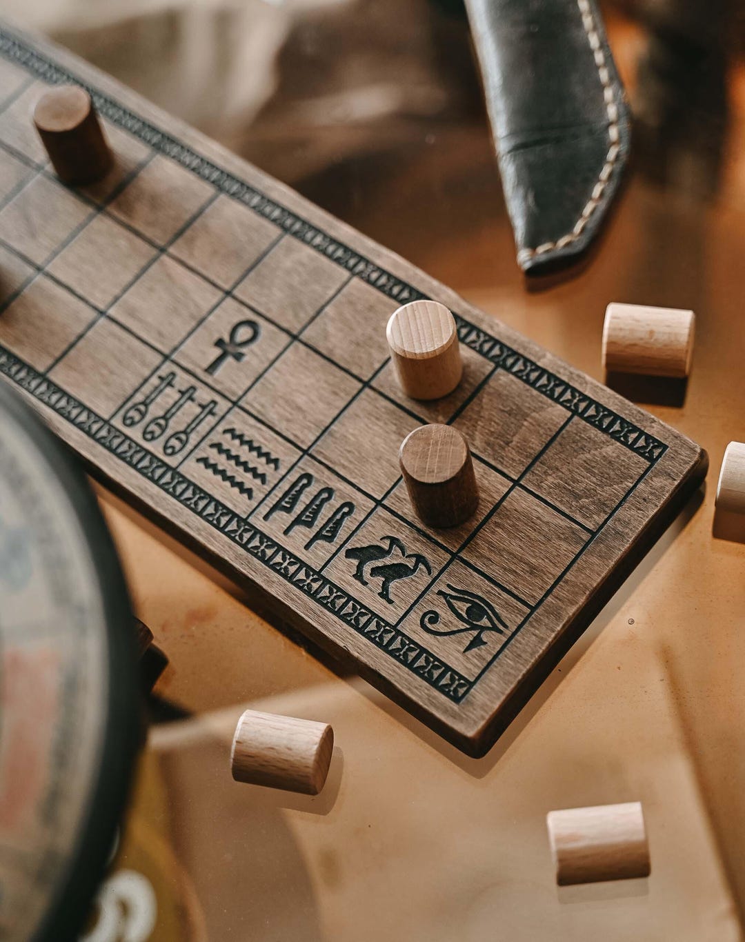 Senet Board Game, Ancient Egyptian Strategy, Historical Replica ...