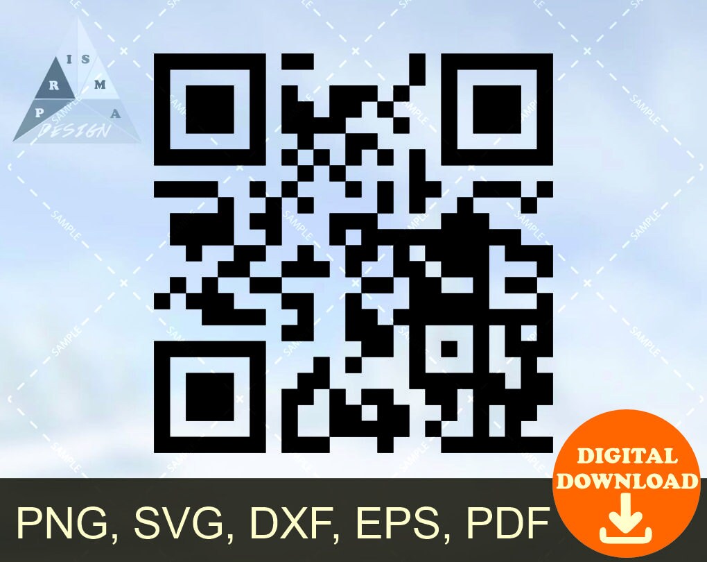 Rick Roll Code Svg - Etsy Australia