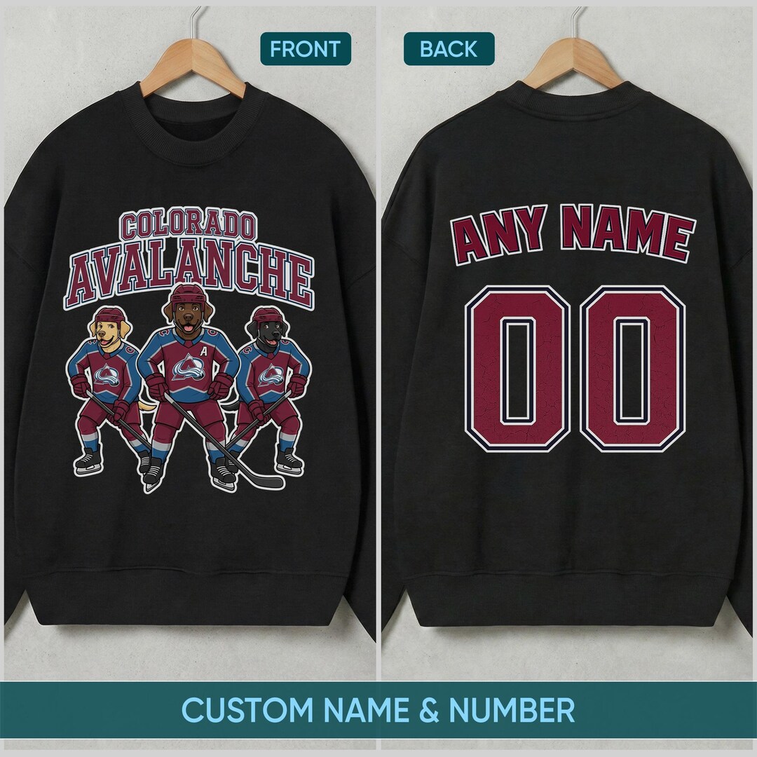 Labrador Colorado Avalanche Team Sweatshirt, Colorado Avalanche Shirt ...
