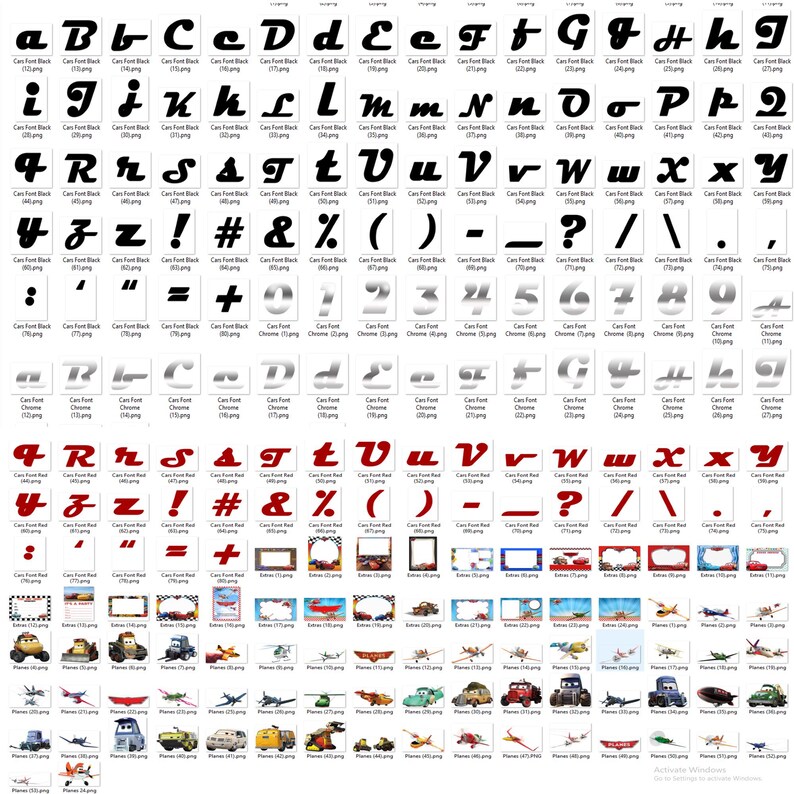 Custom Cars Birthday PNG: Personalized Cake Topper, T-shirt Clipart - Etsy