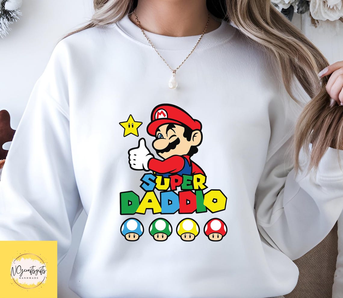 Super Daddio SVG: Gamer Dad, Father's Day Design (digital Download) - Etsy