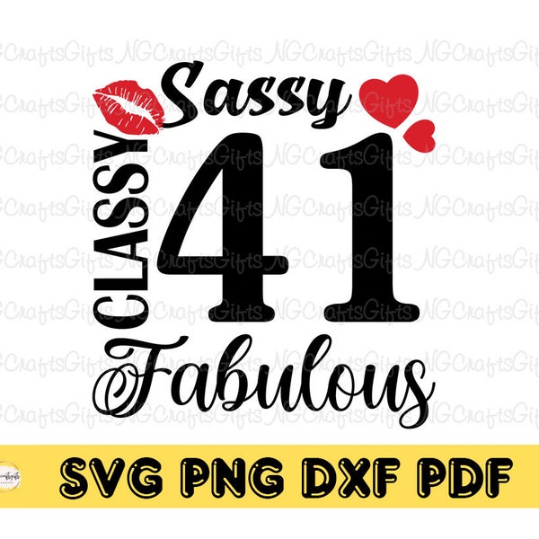 41st Birthday - Etsy