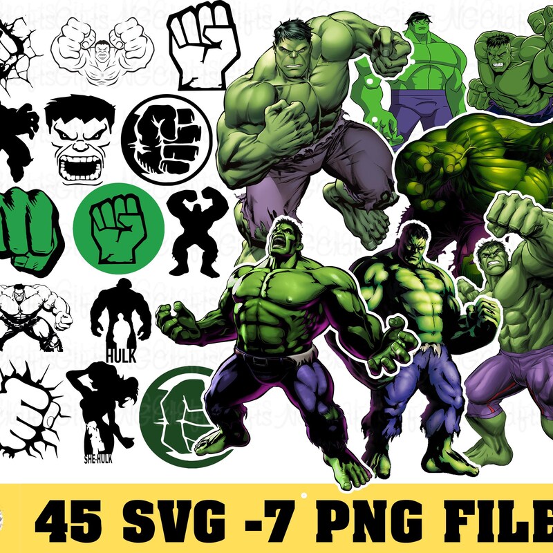 Hulk Svg - Etsy
