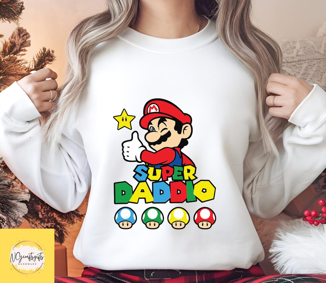 Super Daddio SVG: Gamer Dad, Father's Day Design (digital Download) - Etsy