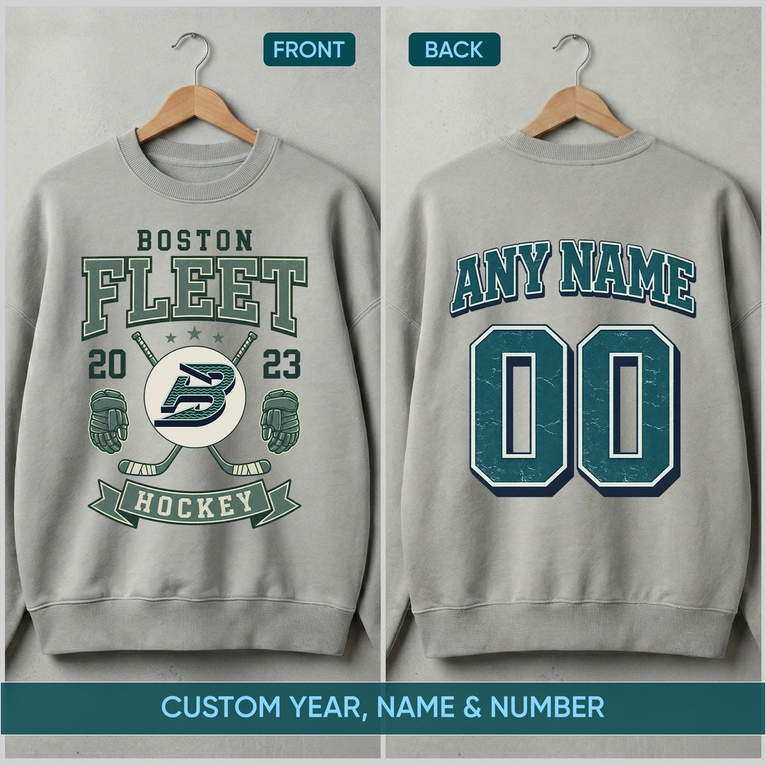 Personalized Boston Fleet Unisex Sweatshirt, Vintage Fleet Crewneck ...