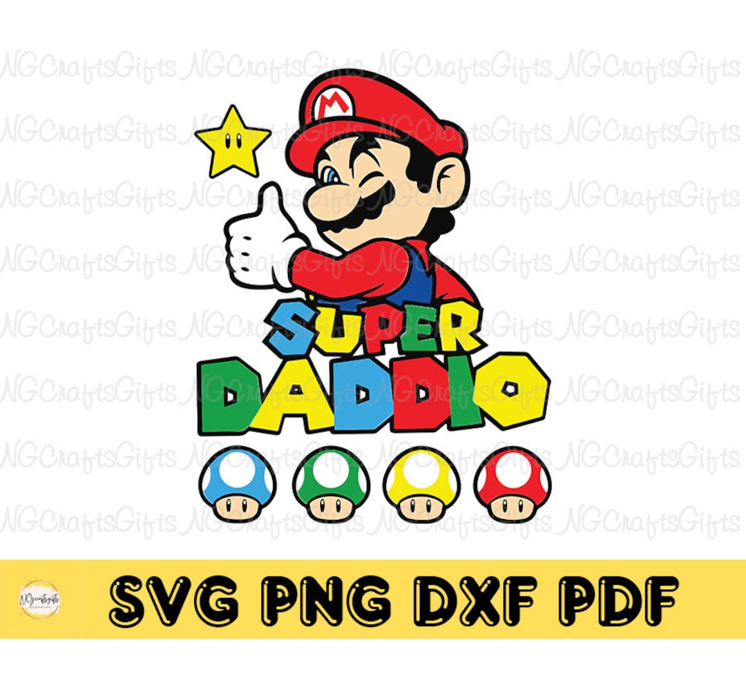 Super Daddio SVG , Love Dad, Gamer Daddy Svg, Funny Dad SVG, Fathers ...