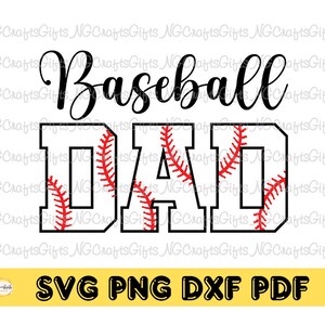 Baseball Dad SVG PNG: Cricut Cut File (digital Download) - Etsy