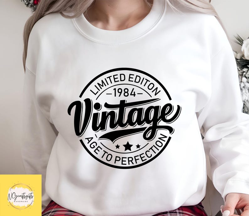 Vintage 1984 Limited Edition SVG PNG DXF (digital Download) - Etsy