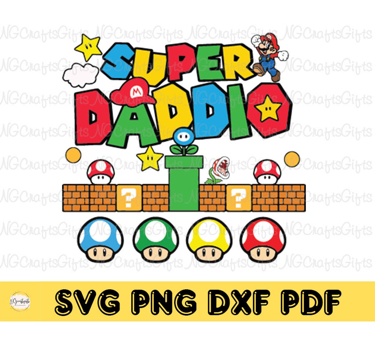 Super Daddio SVG , Happy Father's Day, Cut Files, Funny Dad SVG ...