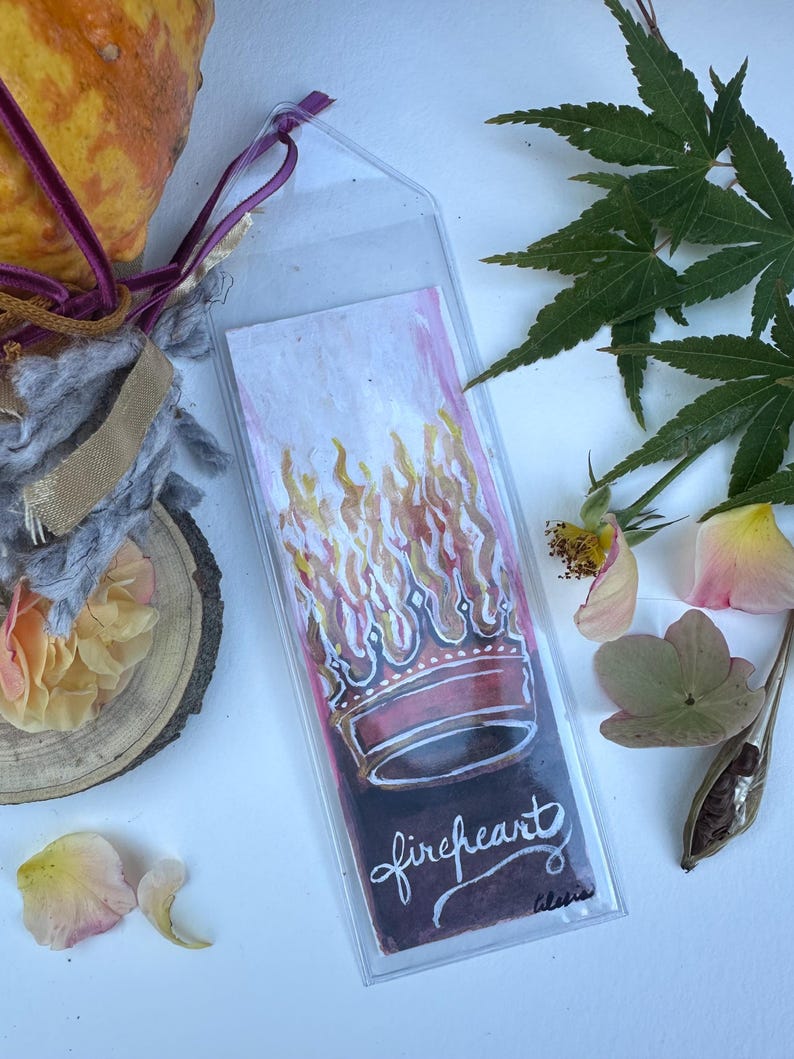 Tog-themed Hand Painted Bookmark, Sarah J Mass, Gouache Bookmark ...