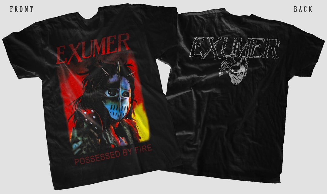 New D T G Printed T-shirt EXUMER Possessed by Fire Size - Etsy