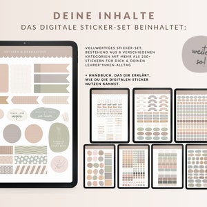 Digitales Sticker-set Mit 400+ Sticker Für Lehrer*innen, Den ...