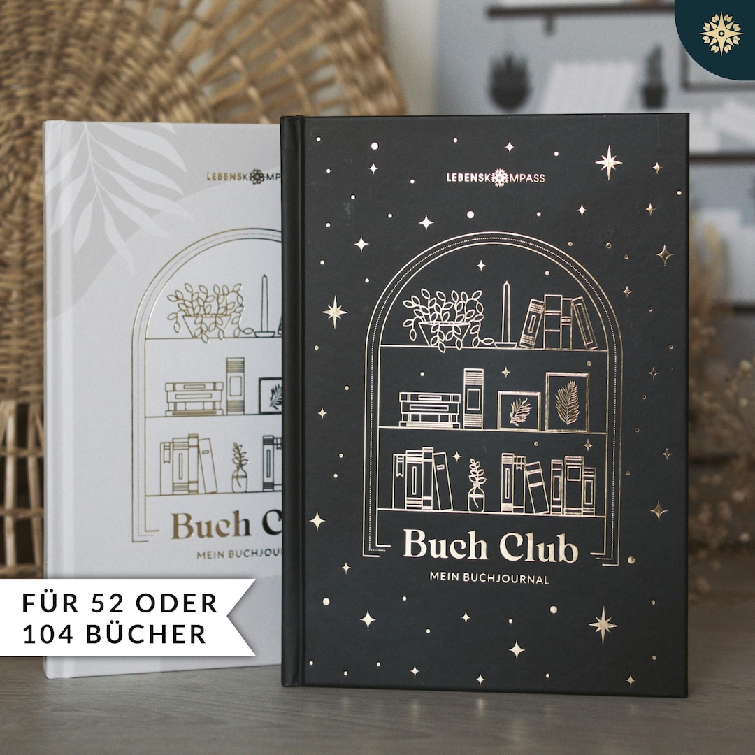 Lesetagebuch & Book Journal Buchclub Hardcover DIN A5 Tagebuch für ...