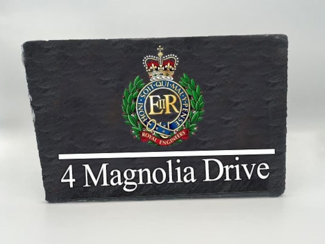Colour Royal Engineers Sapper Wall Plaque Personalised - Etsy