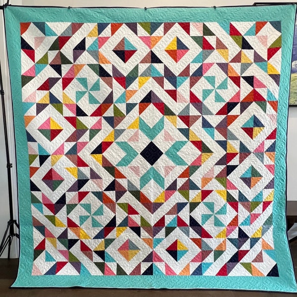 Abstract Quilt - Etsy
