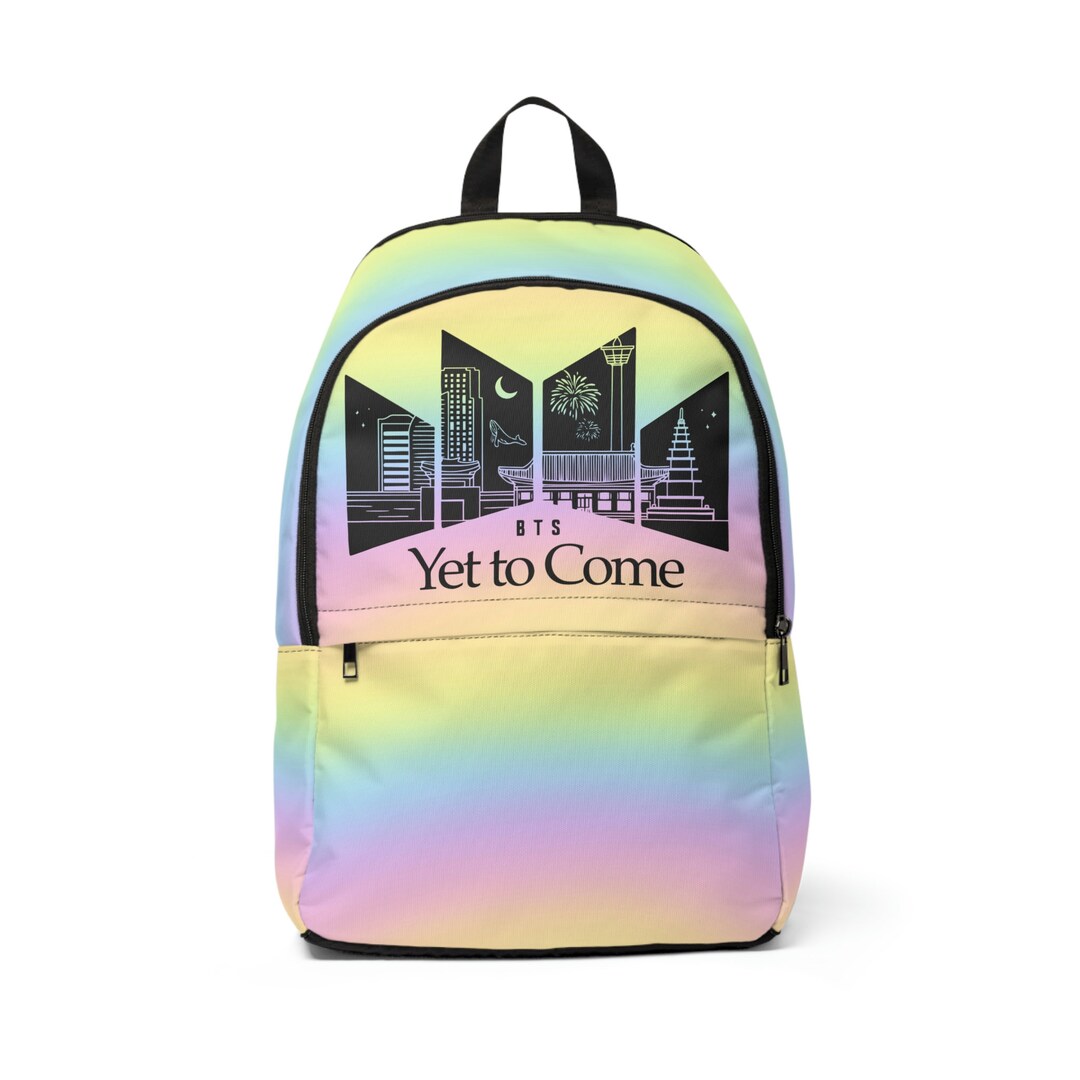 BTS Fabric Backpack Bts yet to Come Bts Busan Print Bts - Etsy