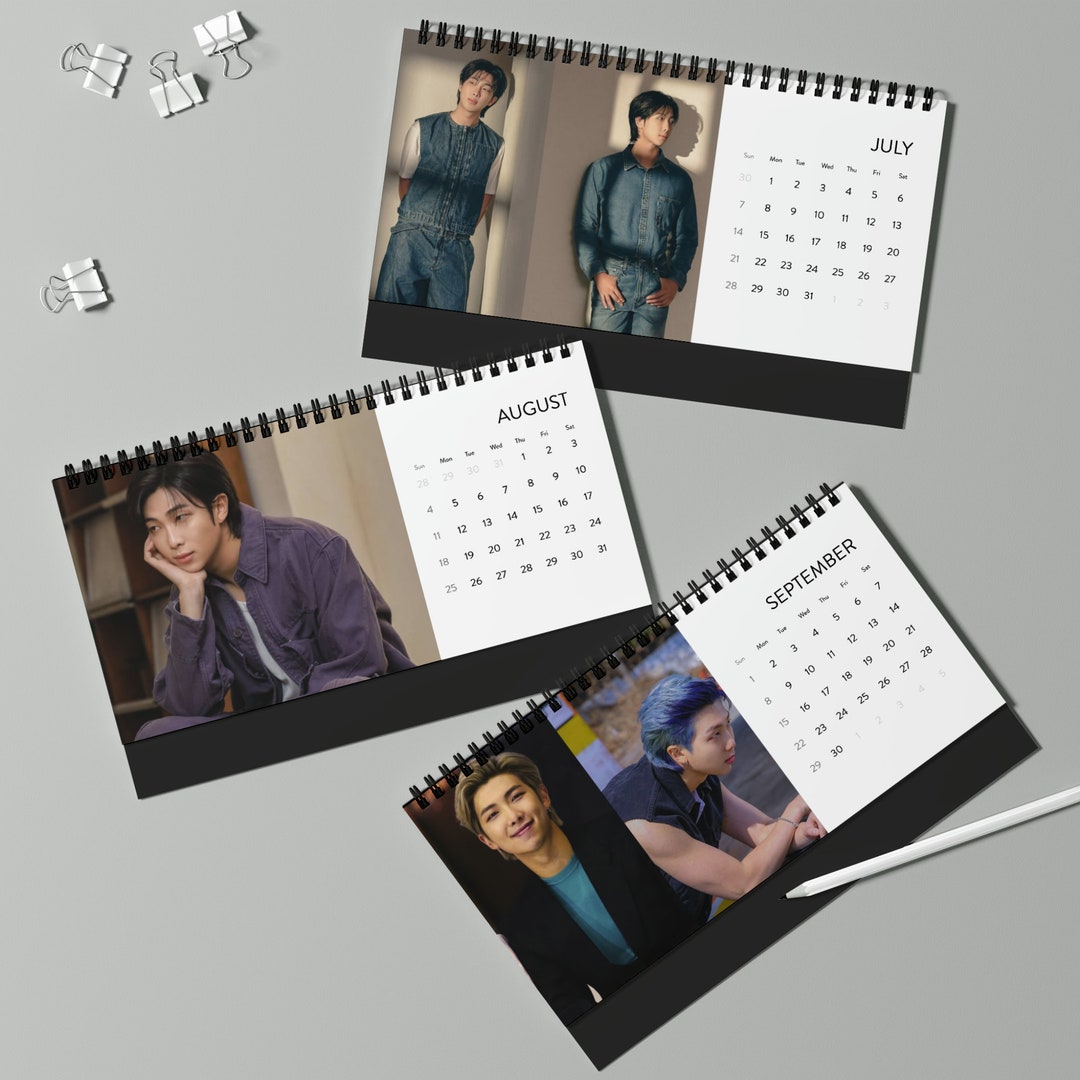 RM Desk Calendar 2024,. Bts Kim Namjoon 2024 Calendar, Bts Rm, BTS Desk ...
