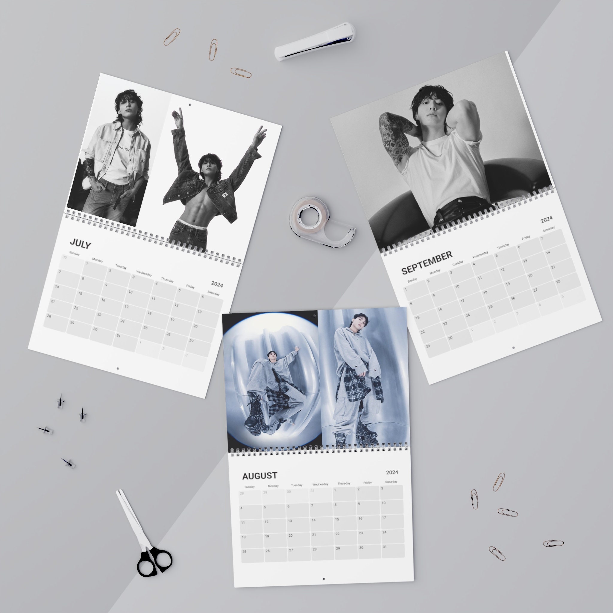Jungkook Wall Calendar 2024 Jungkook 2024 sold by Golden Mortician ...