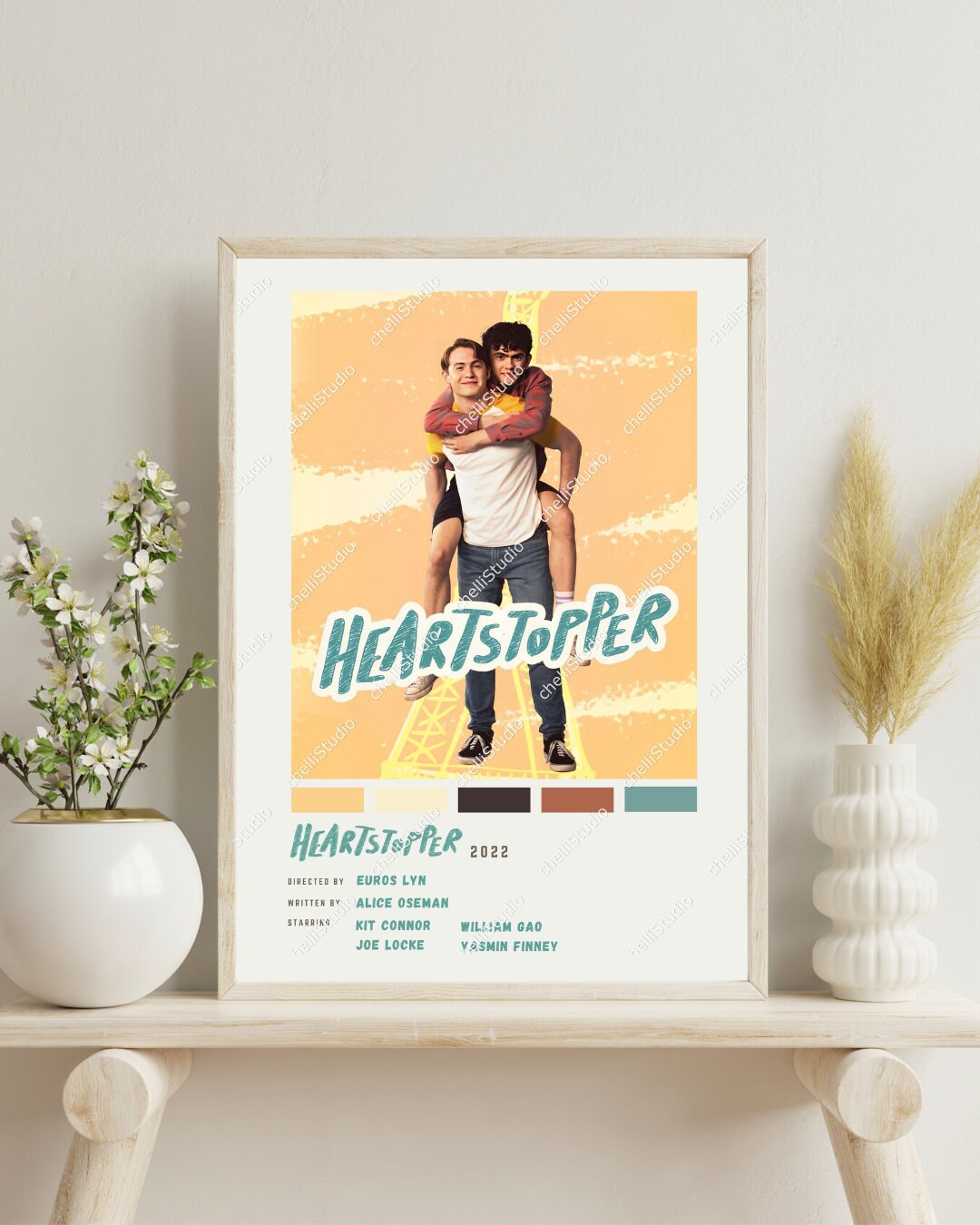 Heartstopper Poster, Charlie And Nick Poster Designed & Sold By PauDavis