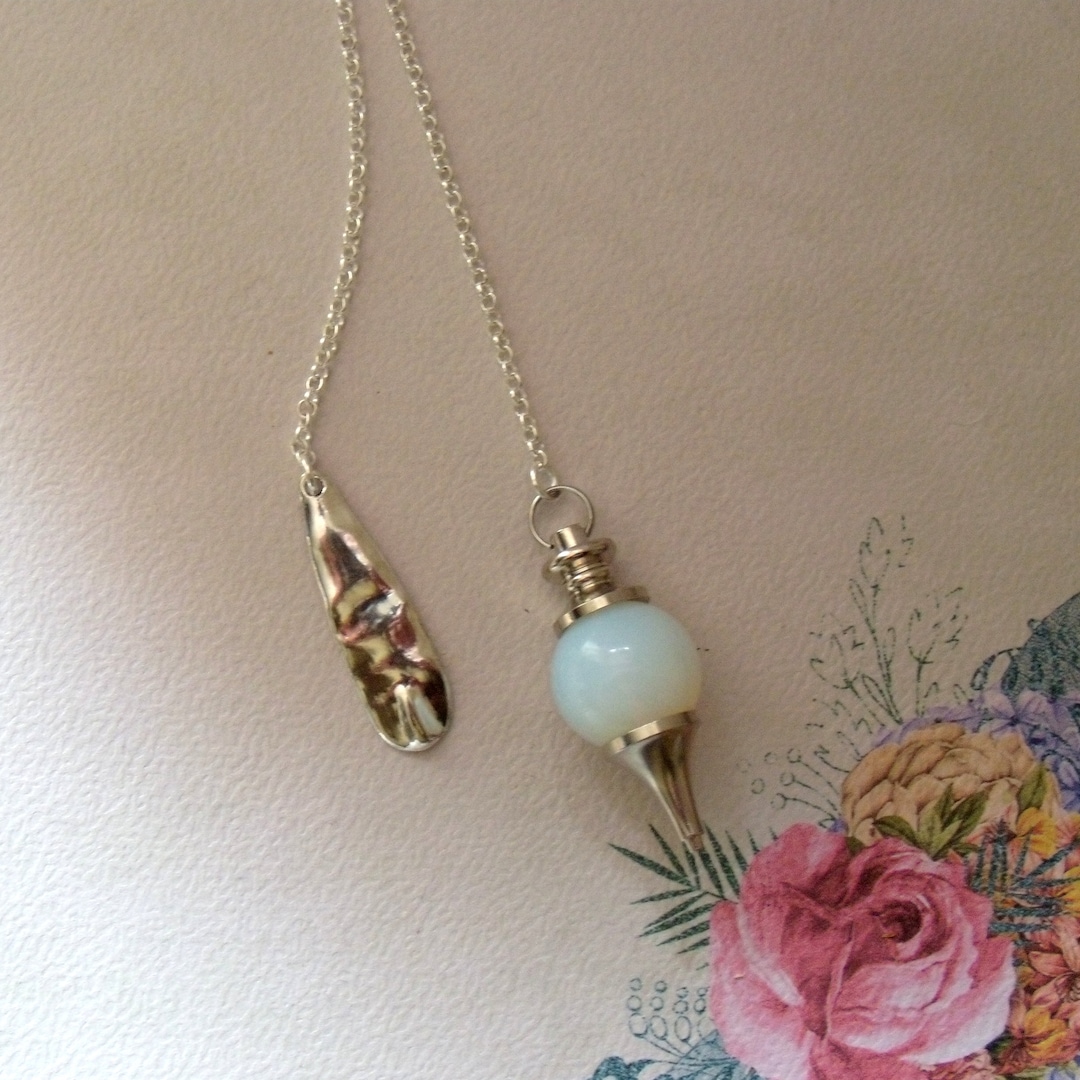 Sephoroton Divinatory Pendulum Dowsing Moonstone Pearl - Etsy