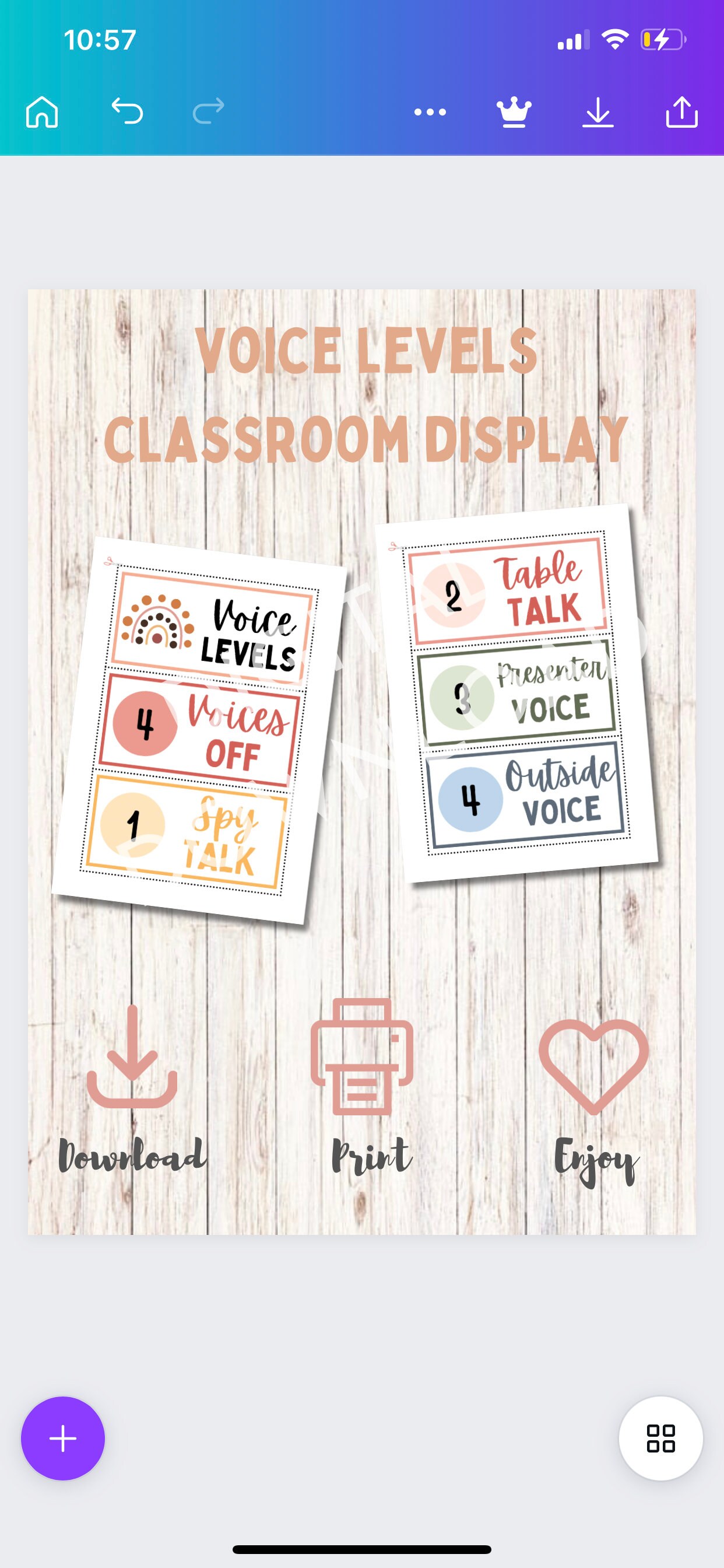 Voice Levels Classroom Display - Etsy