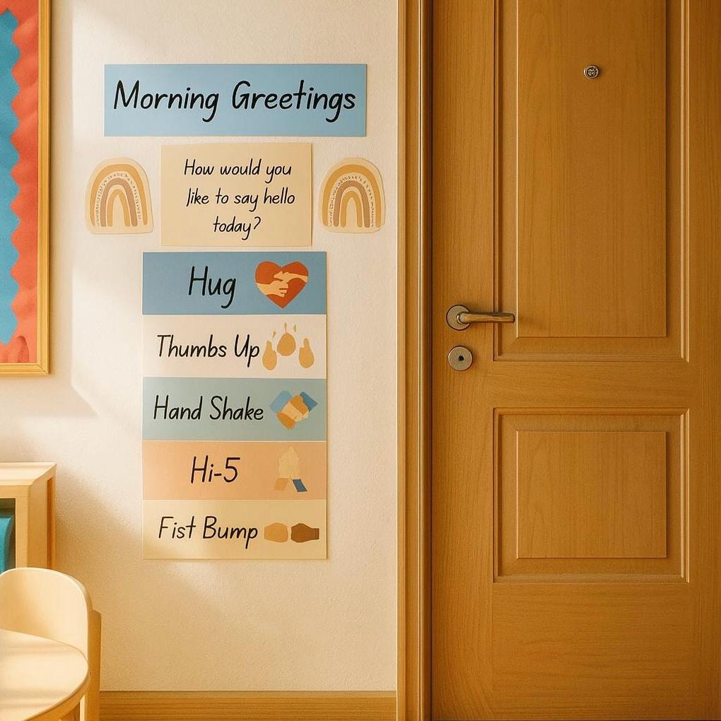 Morning Greetings Classroom Posters | Student Greeting Signs | Positive ...