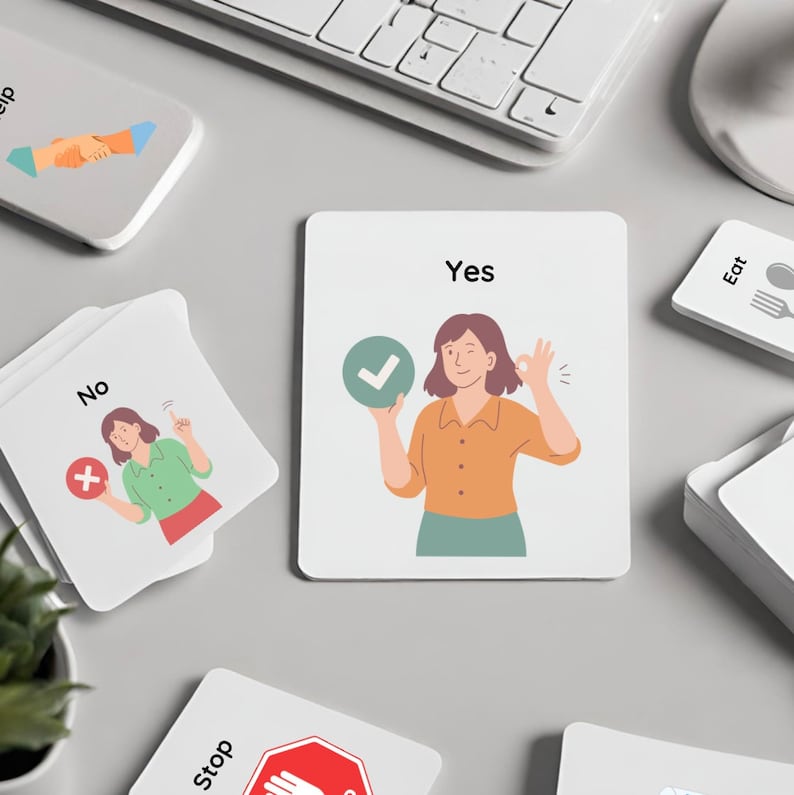 Non Verbal Communication Visual Cards: Autism & Speech Therapy ...