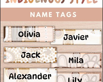 Australian Aboriginal Name Tags | Digital Download | Printables ...