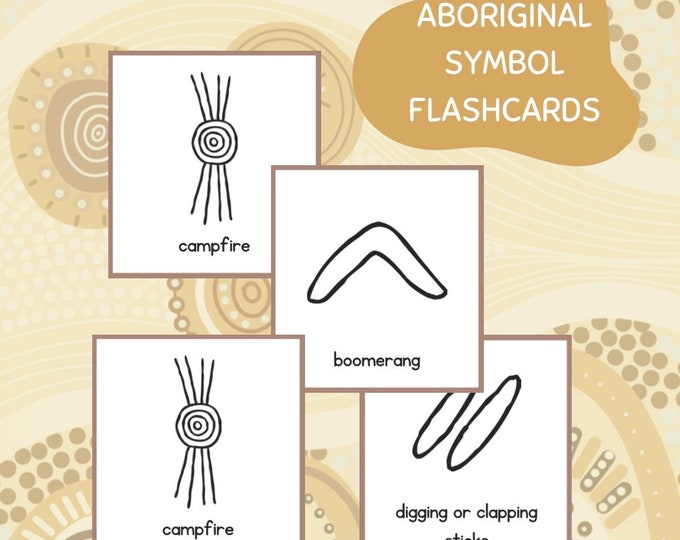 Indigenous Australian Aboriginal Flashcards Flash Cards - Etsy Australia