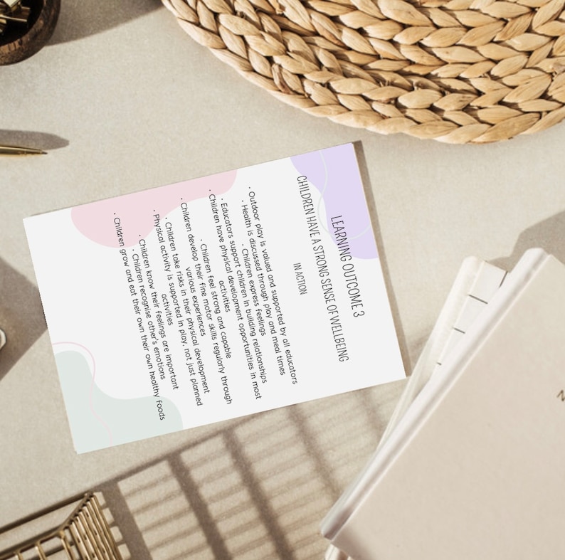 EYLF Learning Outcomes in Action Posters | Pastel Themed | Teacher ...