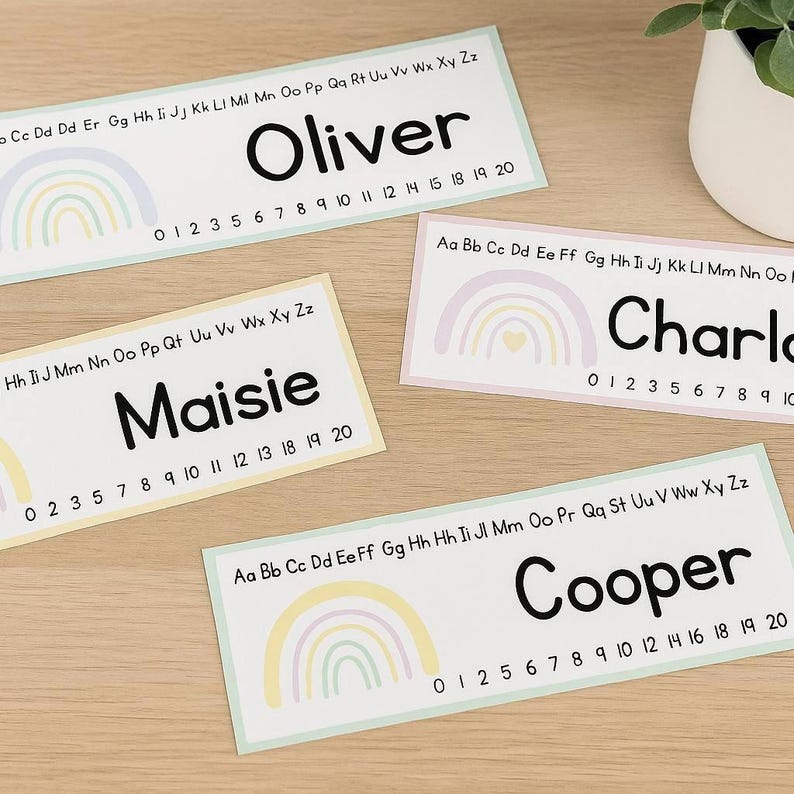 Editable Desk Name Plates | Student Name Tags | Pastel Classroom Labels ...
