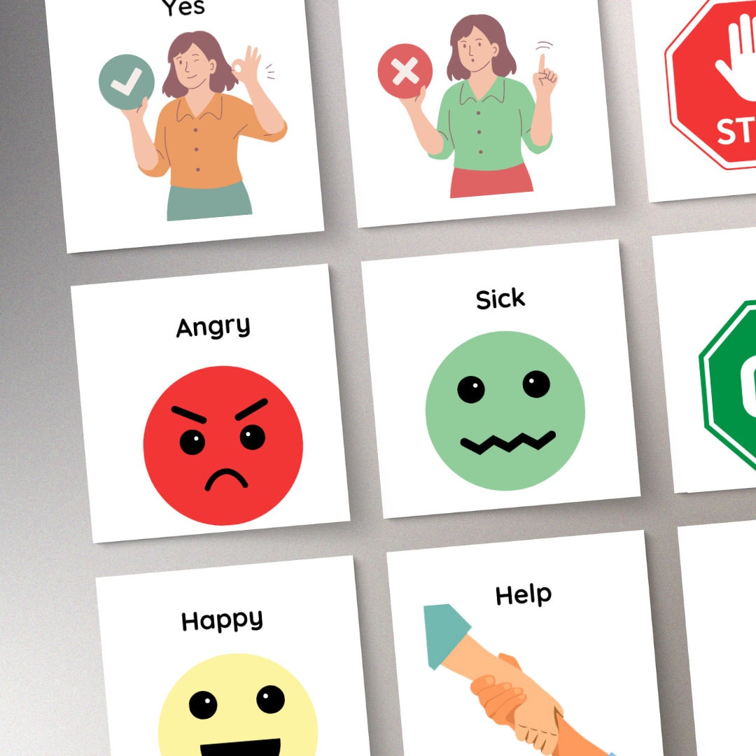 Non Verbal Communication | Visual Cards | Printable | Autism ...