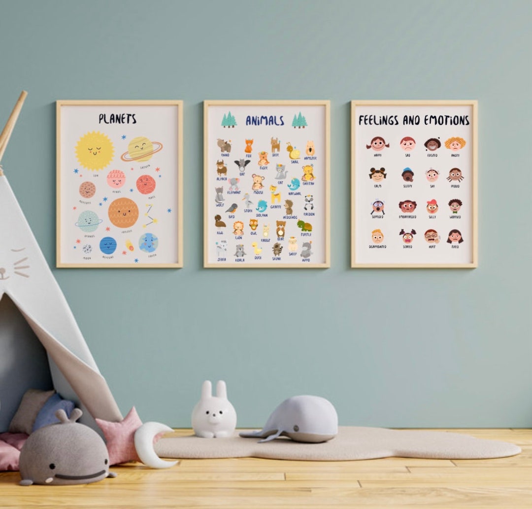Educational Posters | Set of 6 | Classroom | Playroom | Digital ...