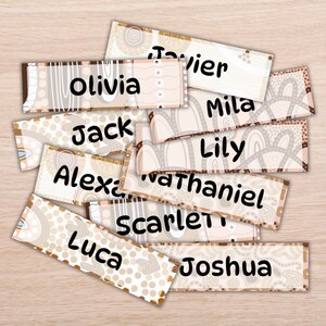 Aboriginal Name Tags: Traditional Classroom Decor (digital Download ...